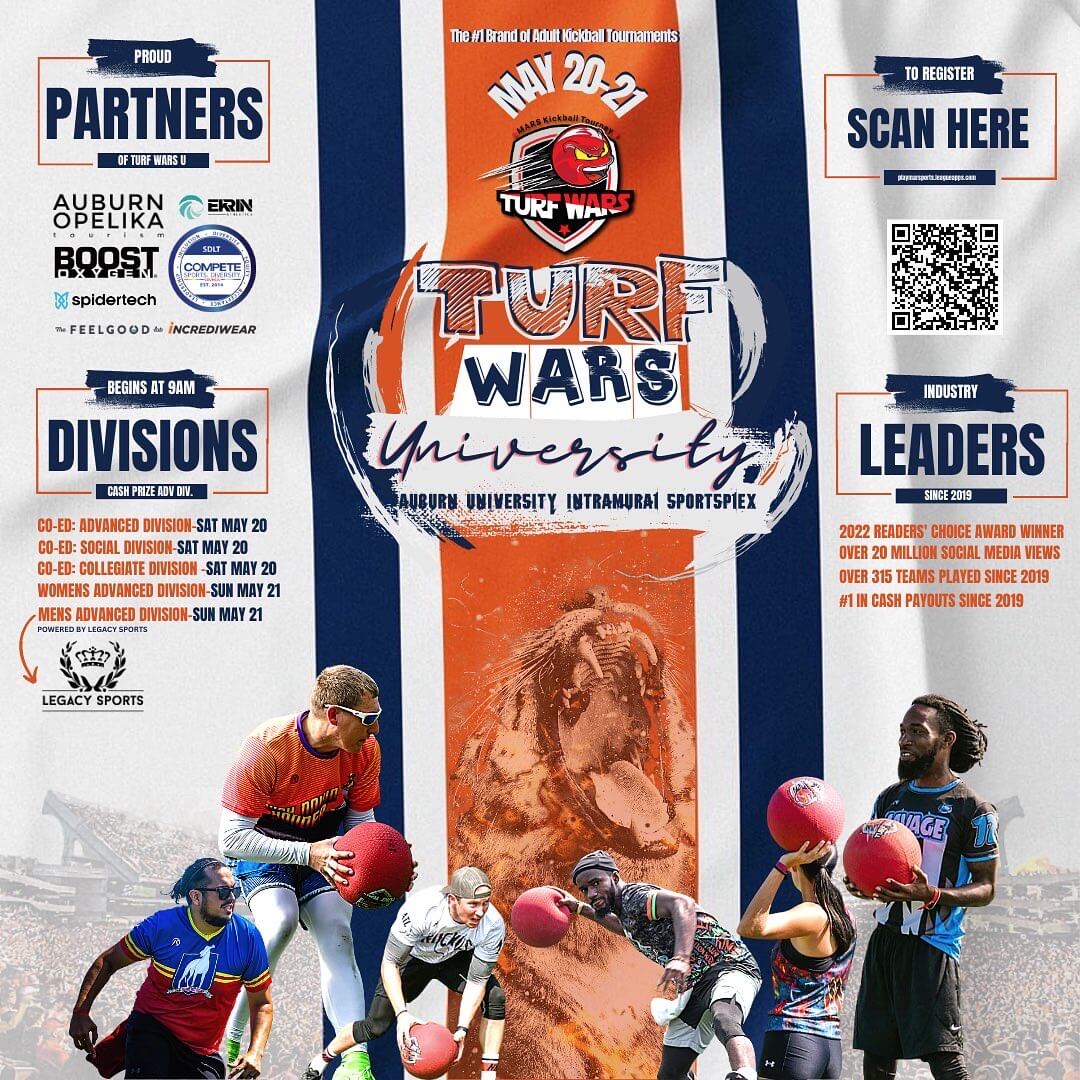 Turf Wars U at Auburn University – Playeasy Stories