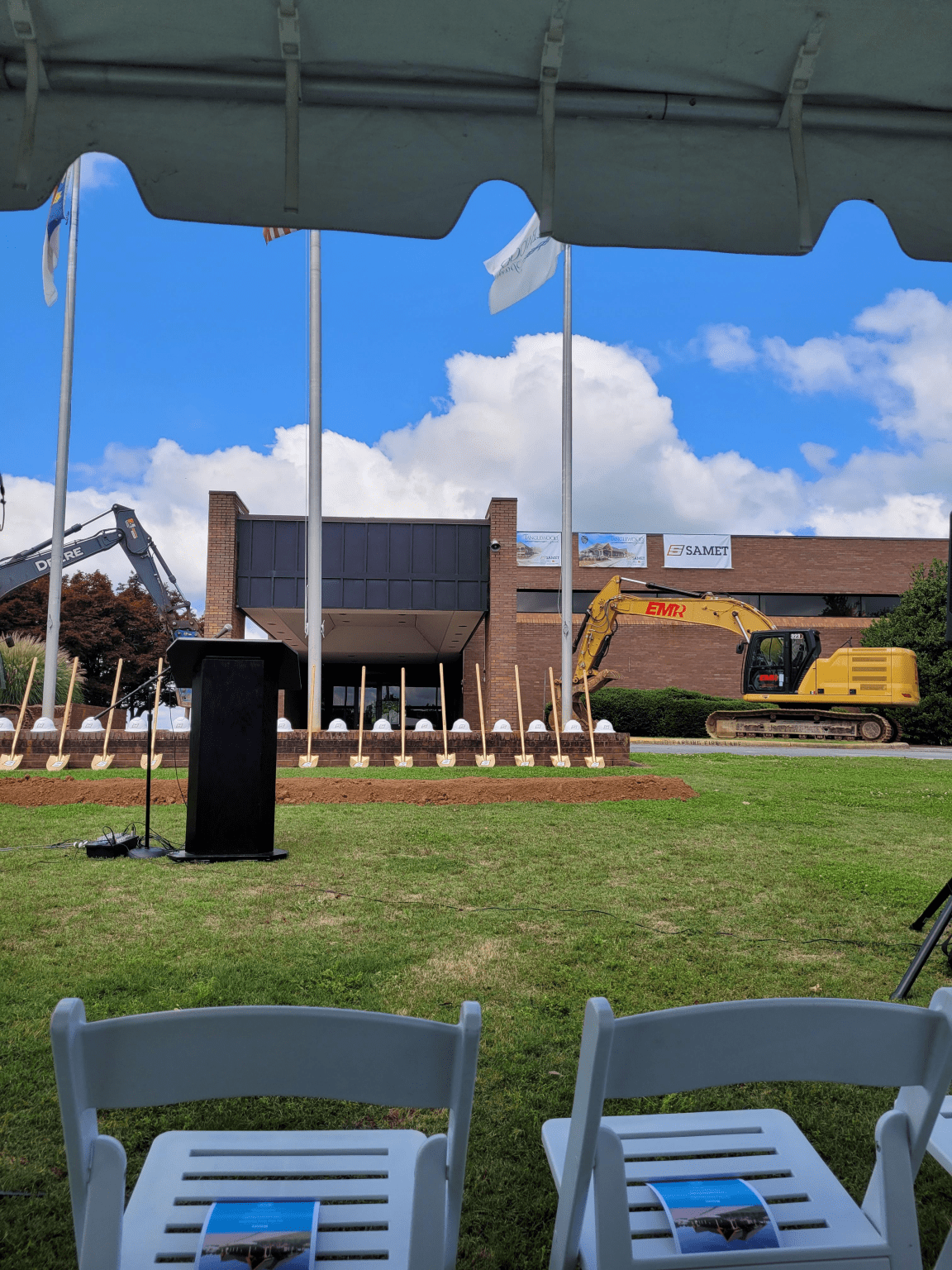Historic Tanglewood Park Golf Course Groundbreaking on New Clubhouse ...