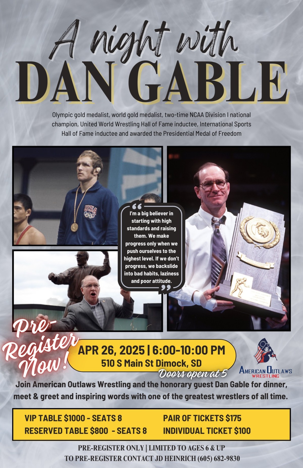 Step into the electrifying world of wrestling at “A Night with Dan ...